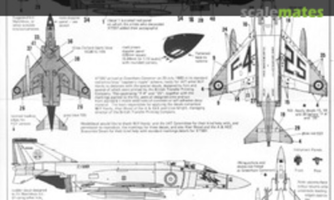 Contents for Phantom FG.1, A & AEE + 111 Sqn RAF Special 25th ...