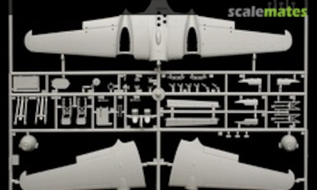 Contents for S.79 Sparviero, Italeri 1412 (2023) - In-box reviews