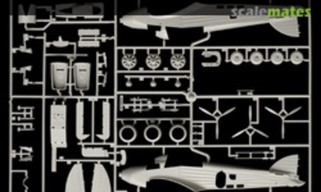 Contents for S.79 Sparviero, Italeri 1412 (2023) - In-box reviews
