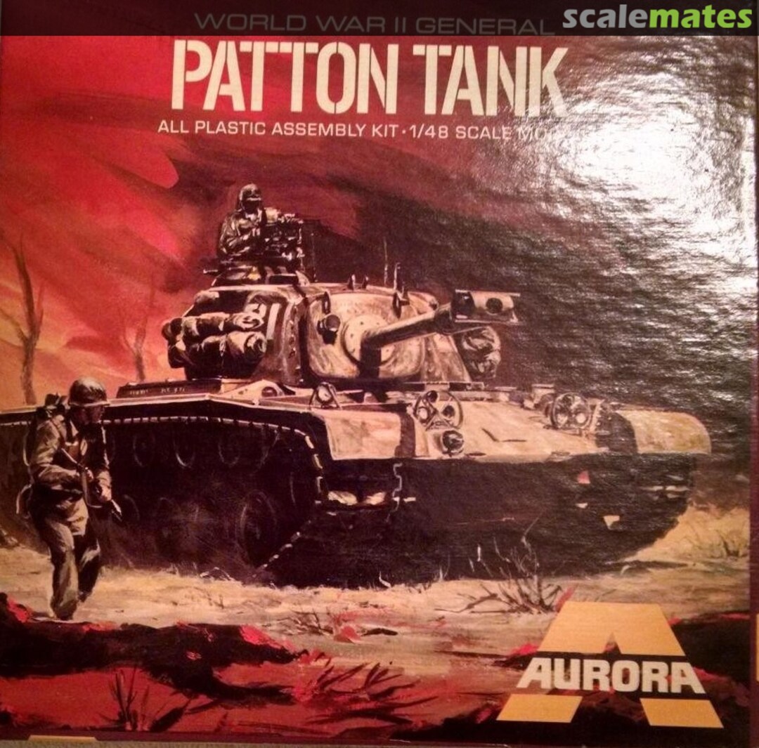 Patton Tank, Aurora 321-150 (1969)