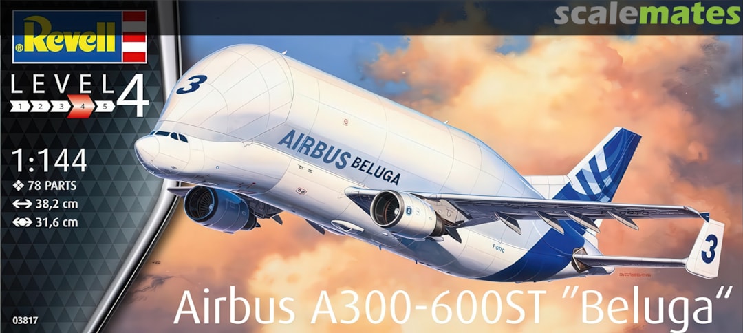 Airbus Industries A300-600ST Beluga, 26 Decals 144-333 (200x)