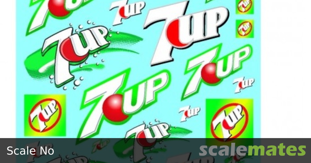 Décals "7-UP" Seven-UP, Virages 101
