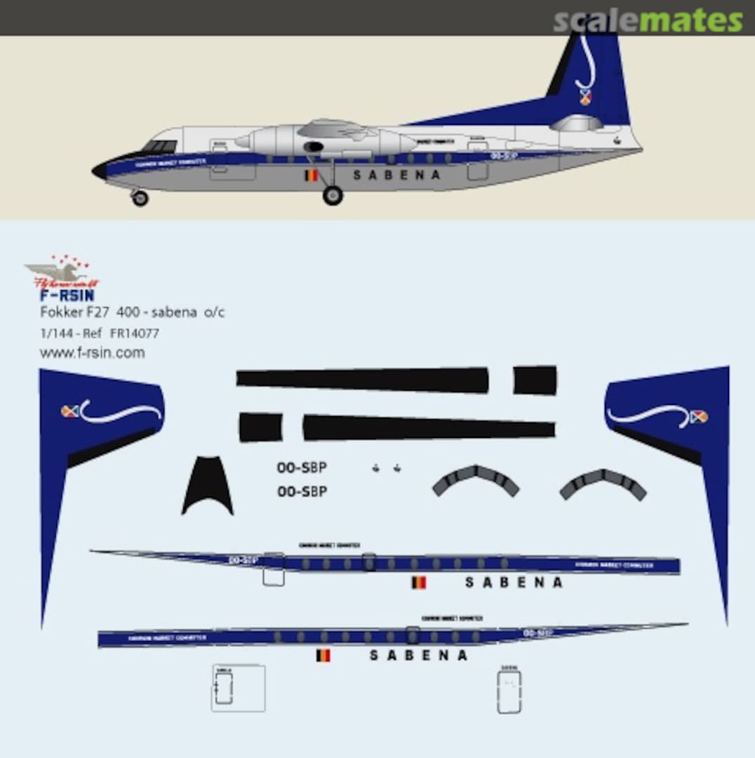 Fokker F27-600 Friendship, F-RSIN FR14077 (20xx)