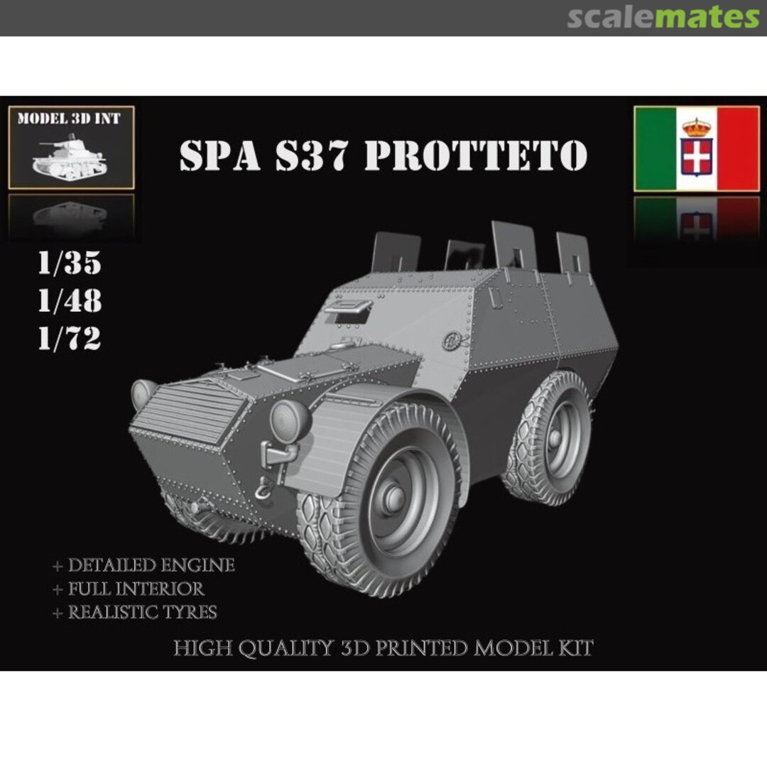 FIAT SPA AS.37 Light Truck, MODEL 3D INT IT48Re122 (2024)