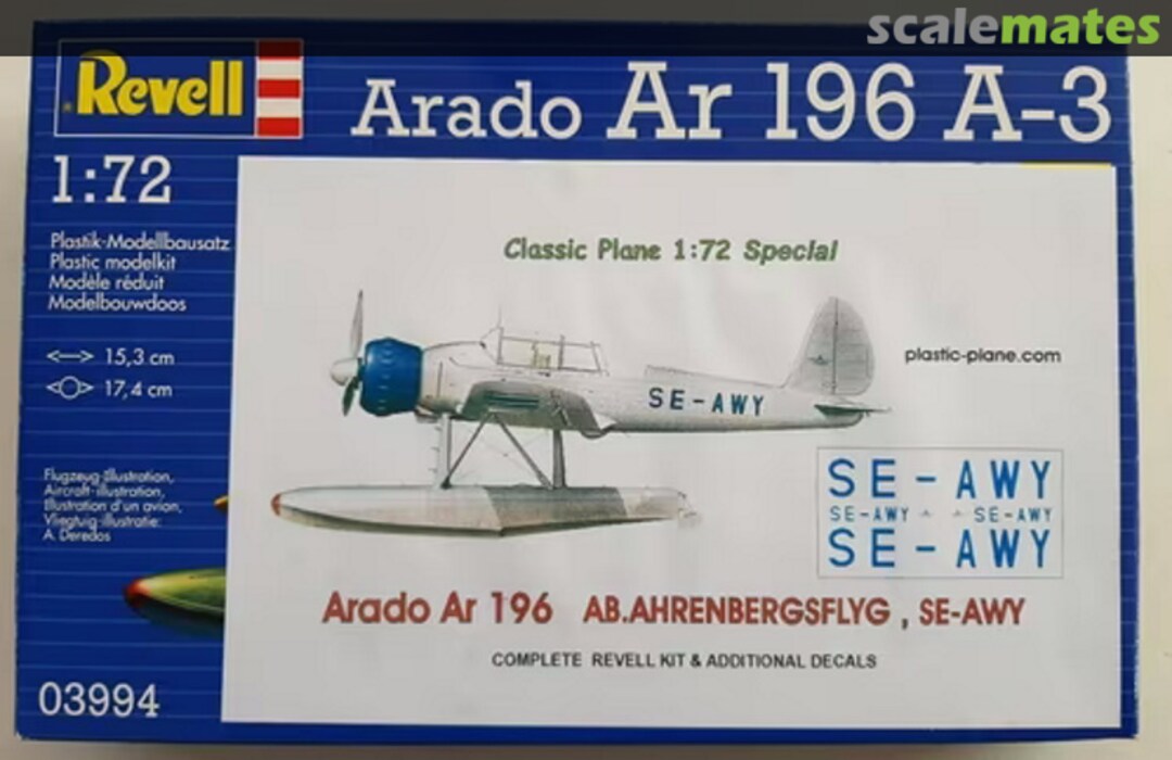 Arado Ar 196 "Comic Star", Classic Plane