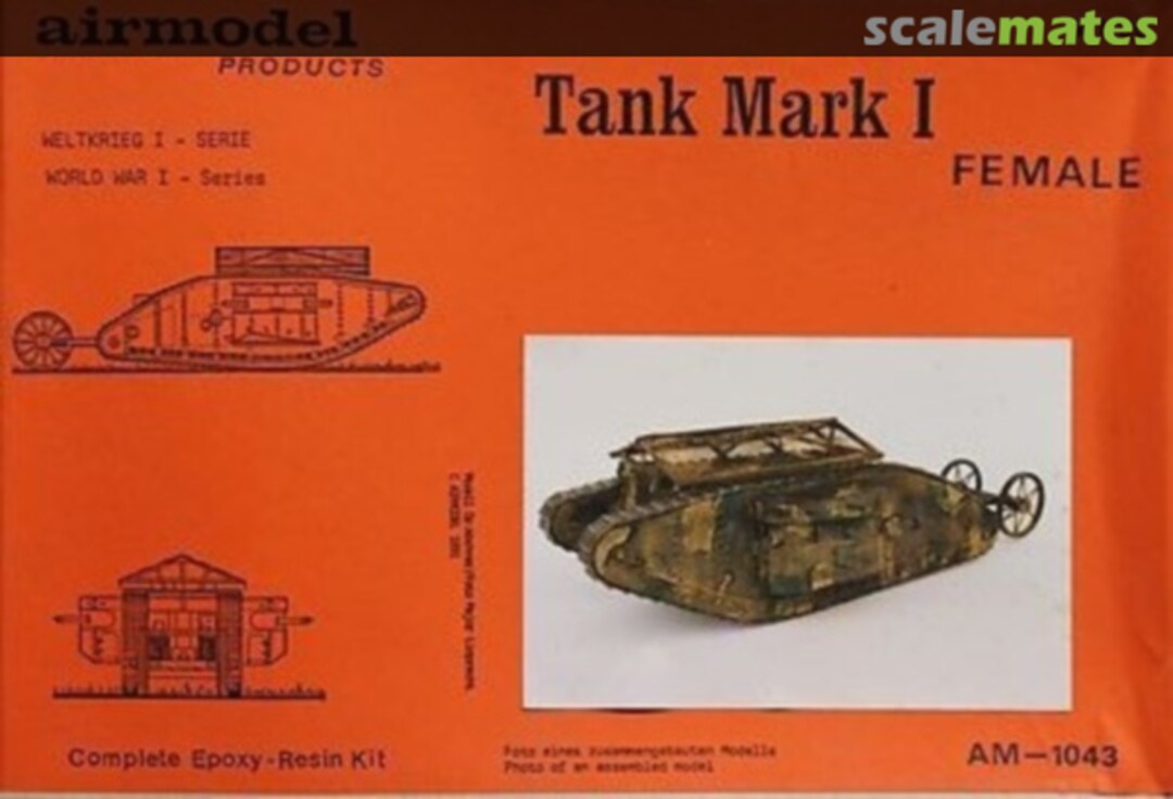 Tank Mark I Female, Airmodel AM-1043 (200x)