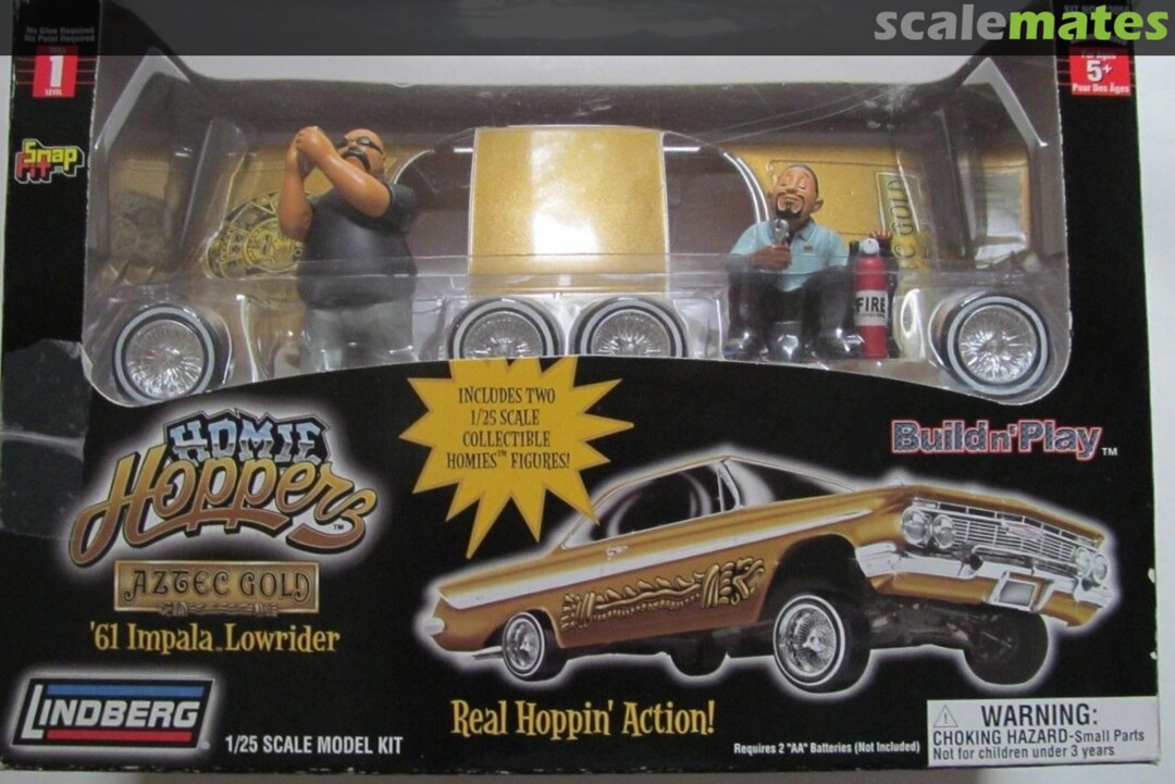 Aztec Gold '61 Impala Lowrider, Lindberg 73056 (200x)