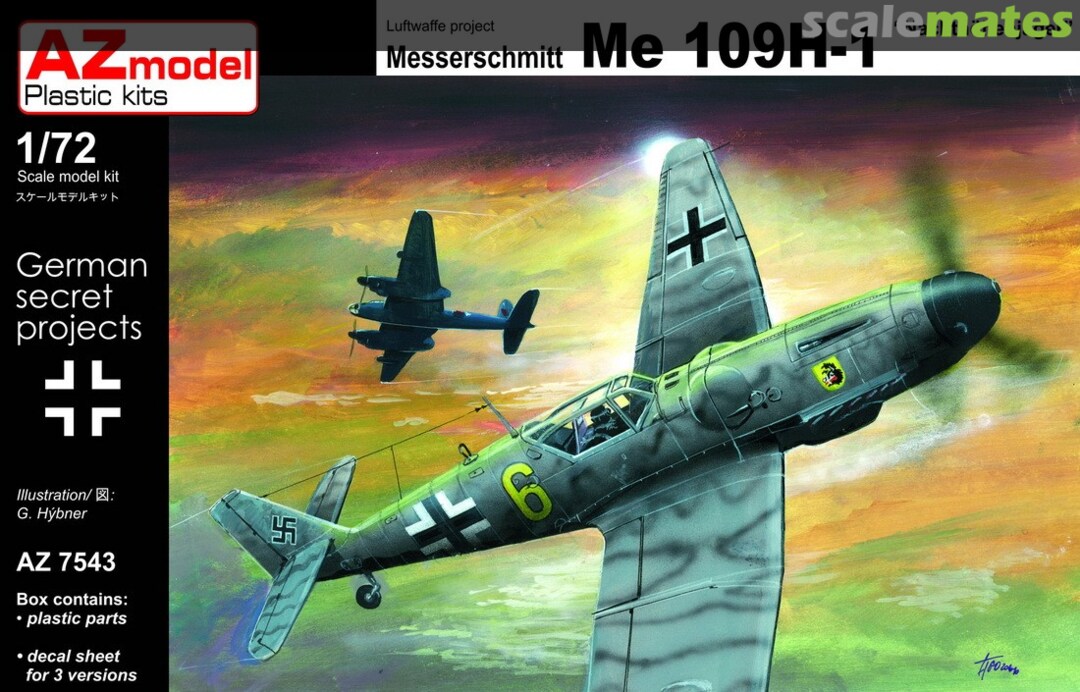 Messerschmitt Bf 109G-6, AZmodel AZ7628 (2019)