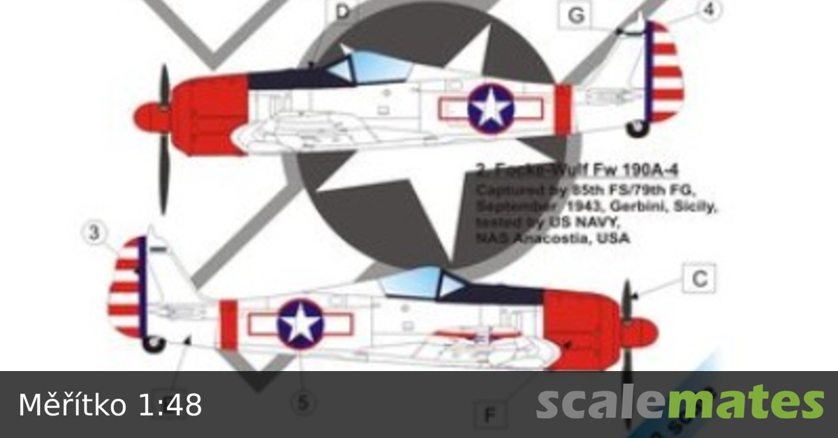 Captured Focke-Wulf Fw.190A Part III., LF Models C4855 (2013)