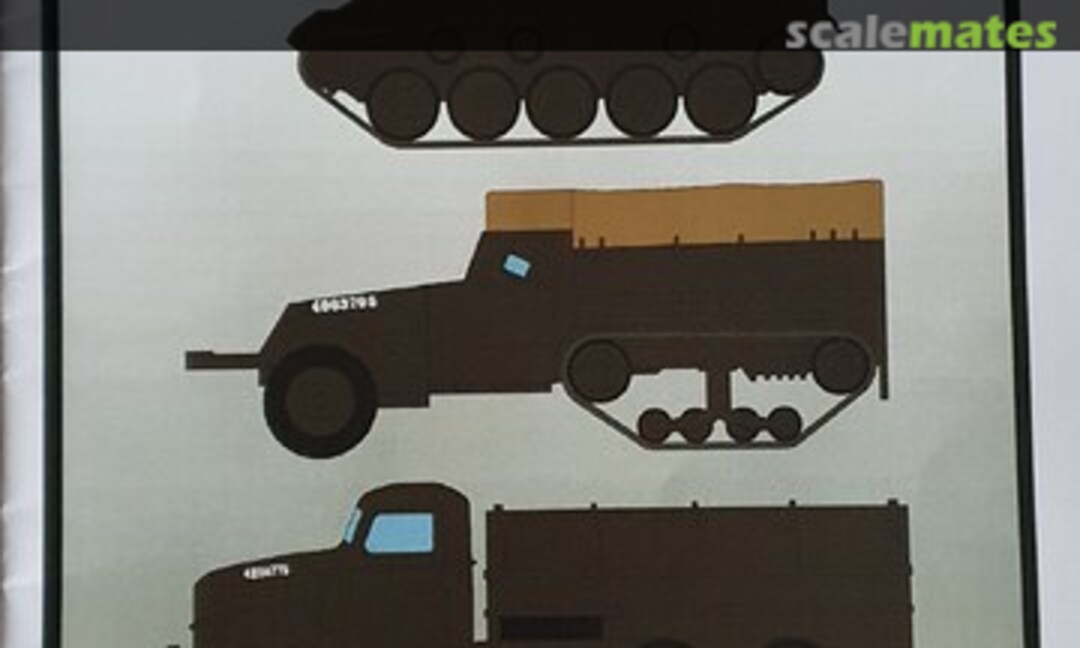Allied truck CCKW 353, 4D MODEL 00 (2022)