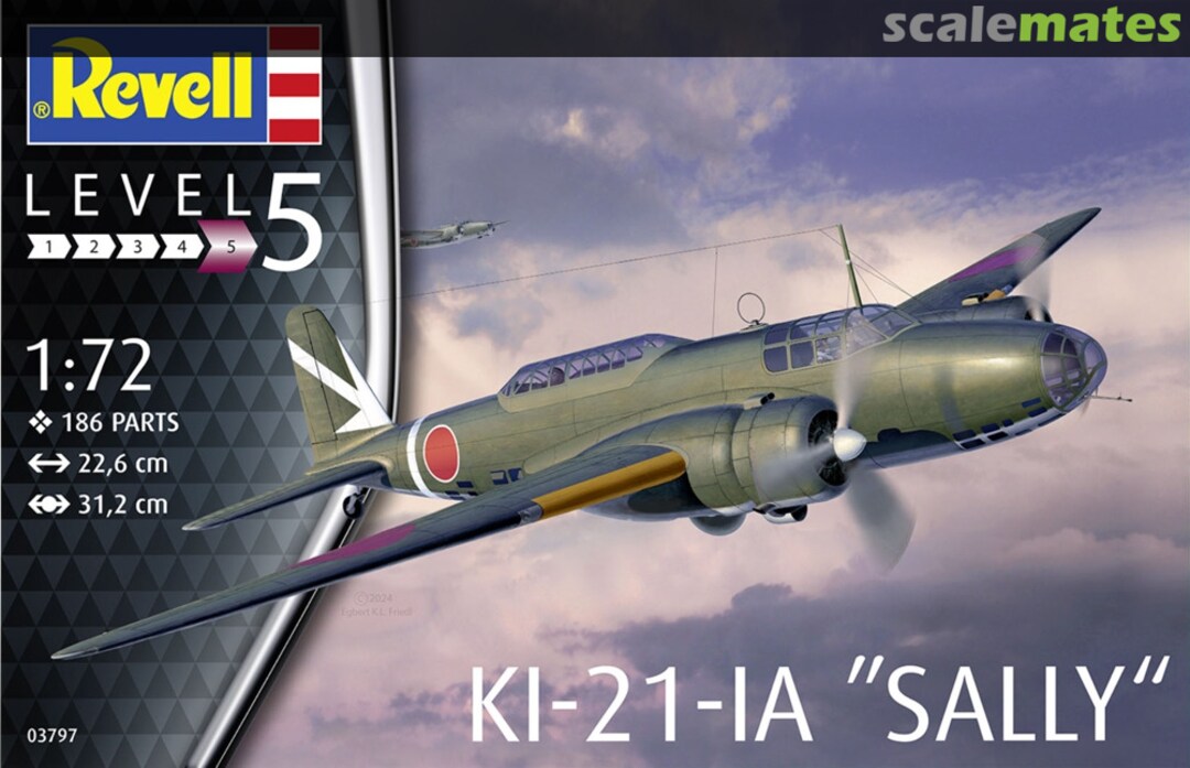 Timeline for Mitsubishi Ki-21-II "Sally", Revell Japan H-169 (1975 ...