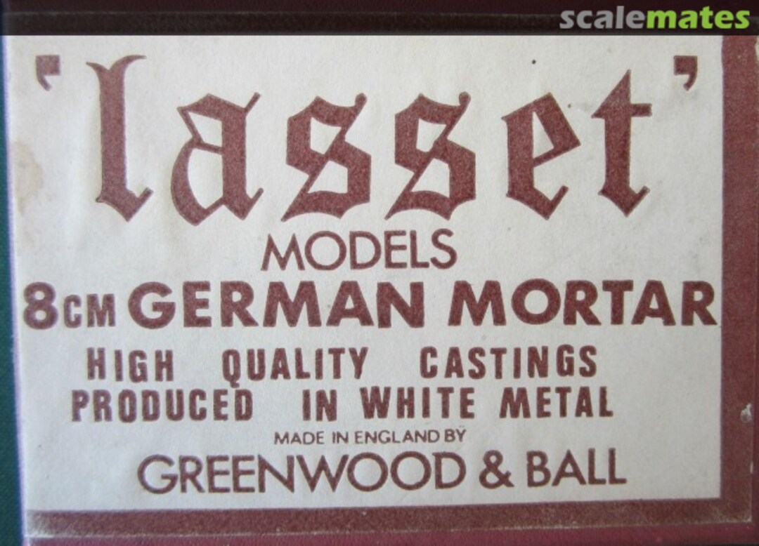 8 cm German Mortar, Lasset Models (19xx)